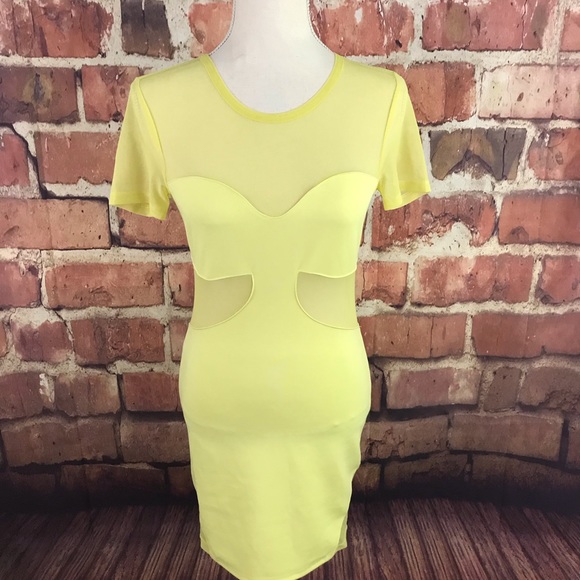 Topshop | Dresses | Topshop Sheer Mesh Cutout Dress 6 Nwt | Poshmark